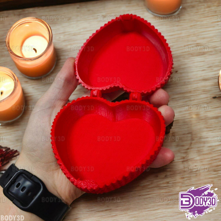 3D Printable Love Box ( Print-in-Place ) by BODY3D