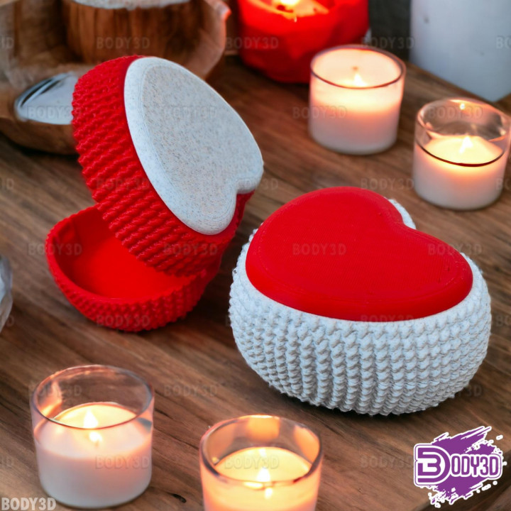 3D Printable Love Box ( Print-in-Place ) by BODY3D