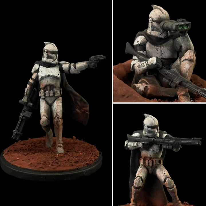 3D Print of Hawk bat Phase 1 troopers by NyverdaleTabletop