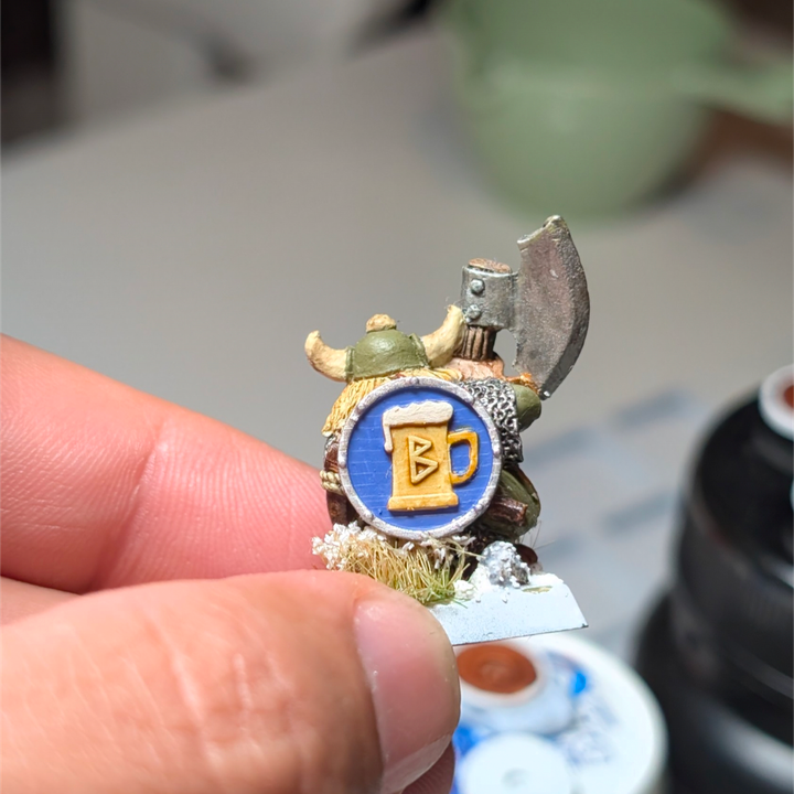 3D Print of Round Dwarf Shields Bundle - 6 l Designs by Cuebiyari