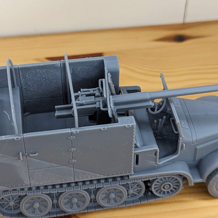 3D Printable Half-track Sd.Kfz.6/3 - 7.62cm Pak 36 (r) Auf 5t ...