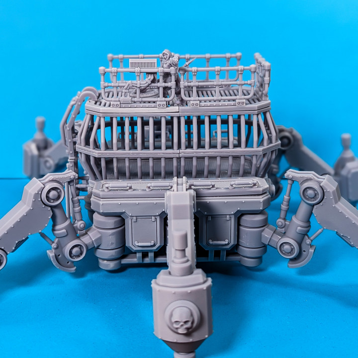 3D Printable Cagebot - Robot Prison by Print Minis