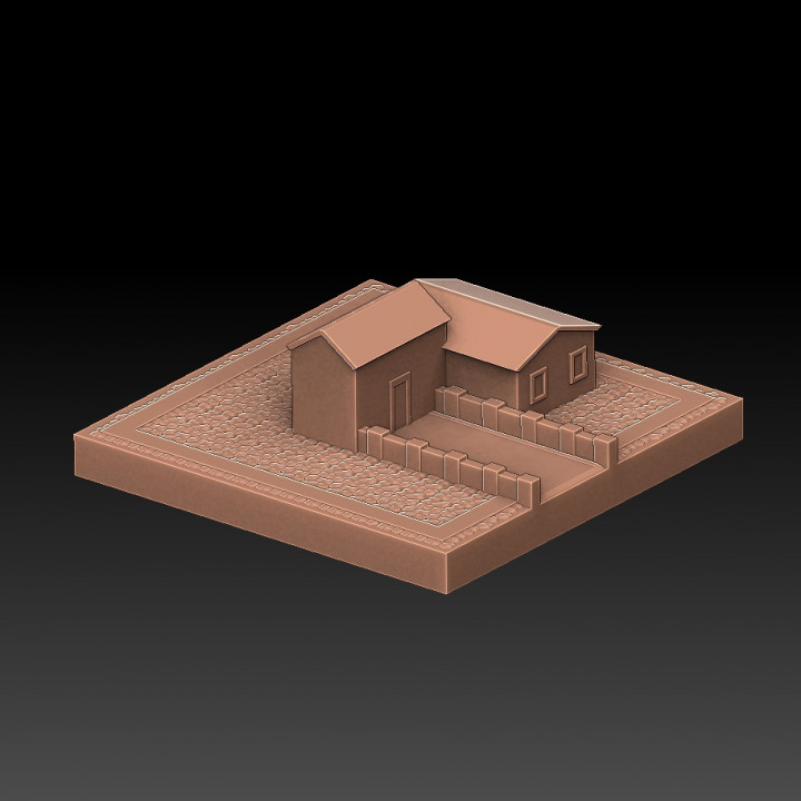 3D Printable Simcity 2000 Buildings by Sharedog Miniatures
