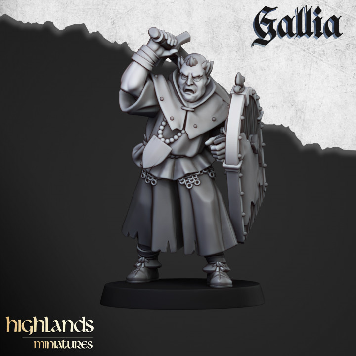 3D Printable Grail Pilgrims - Highlands Miniatures by Highlands Miniatures