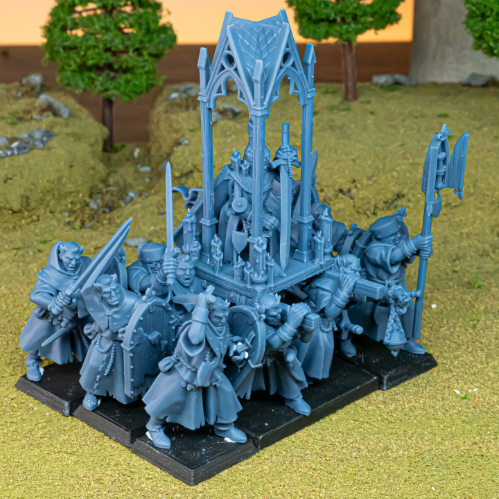 3D Printable Grail Pilgrims - Highlands Miniatures by Highlands Miniatures