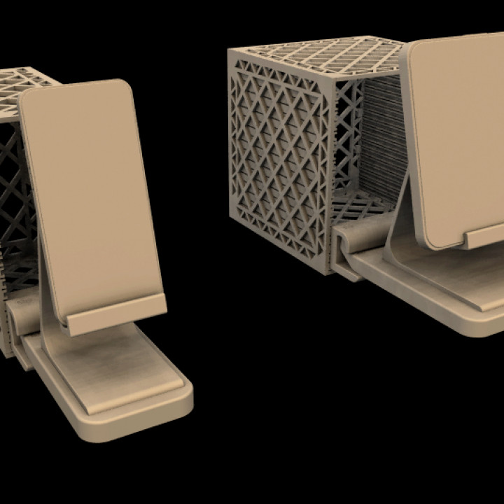 3D Printable The Painter's Fortress Front Support by Warg'Name