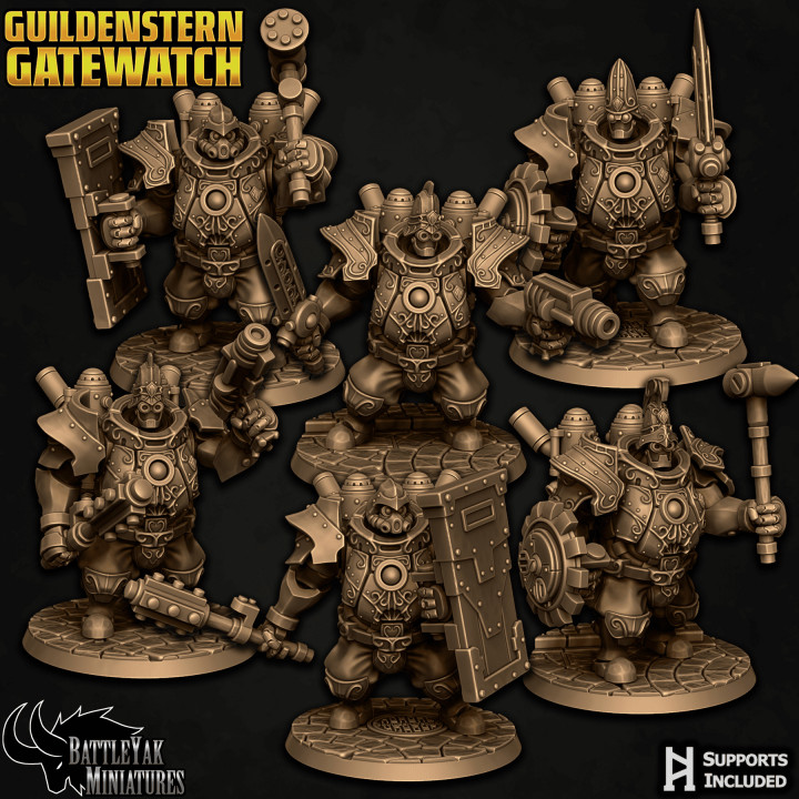 3D Printable Guildenstern Gatewatch Character Pack by Battle Yak Miniatures