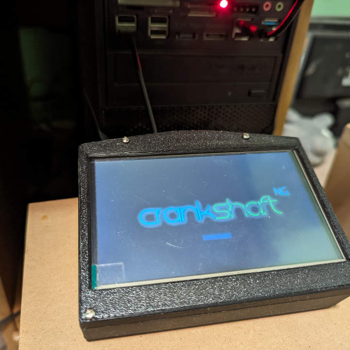 3D Printable CarPi Pi 3B+ and 5 inch screen case by A