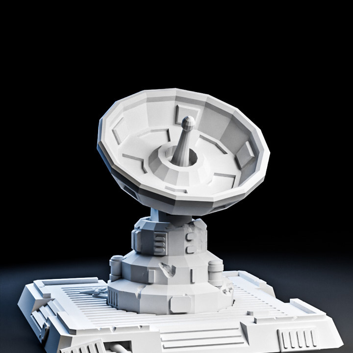 3D Printable Radar Dish by Iliada Game Studio