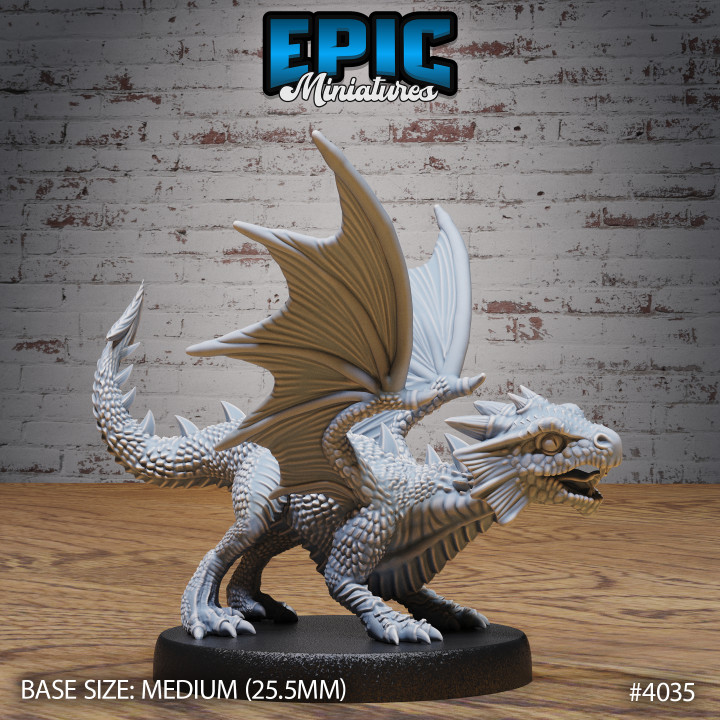 3D Printable Red Dragon Wyrmling Set / Legendary Fire Drake / Ancient ...