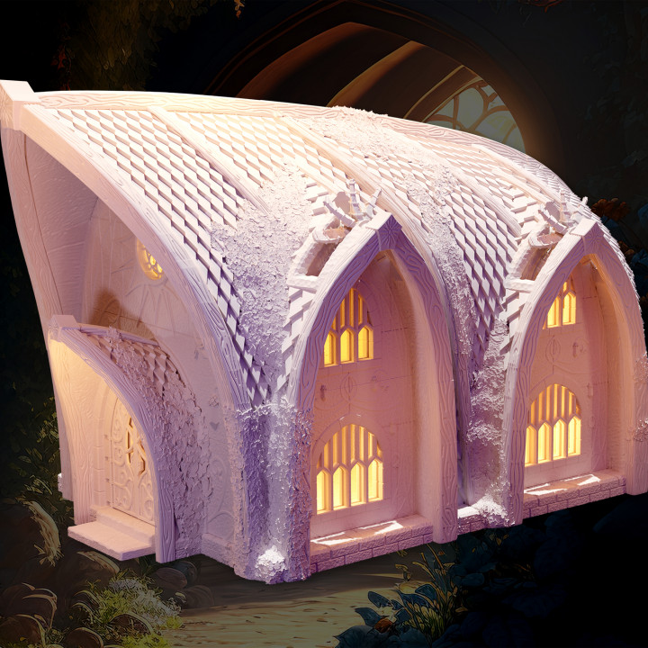 3D Printable Windward House by Phoenix Foundry Terrain