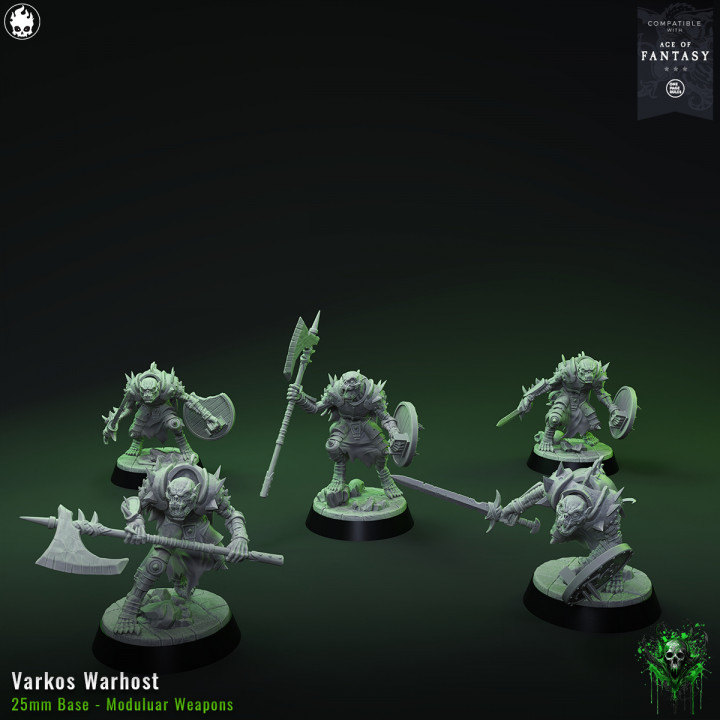 3D Printable Varkos Warsworn Bundle by Fleshcraft Studio