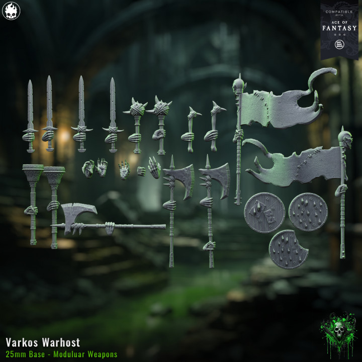3D Printable Varkos Warsworn Bundle by Fleshcraft Studio