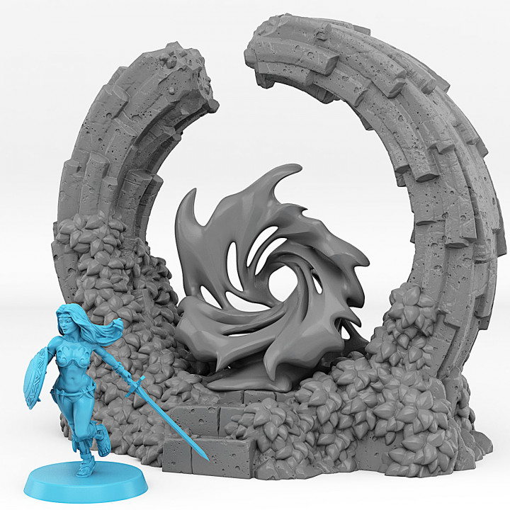 3D Printable PANDORA PORTAL WITH ITS WATER VORTEX EFFECT by Fantastic ...