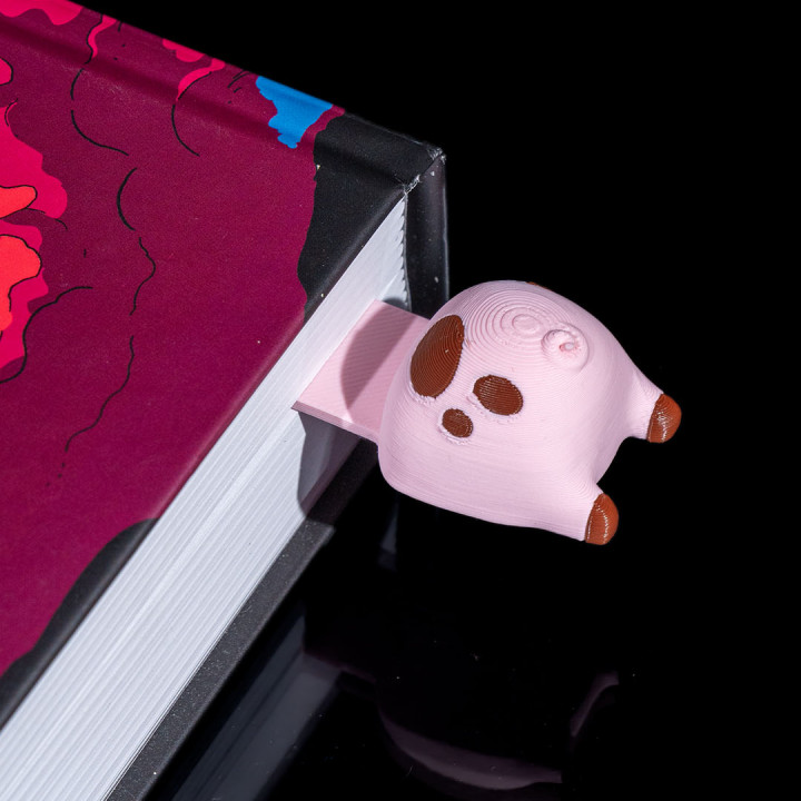 3D Printable Cute Animal Bookmark by Stlflix