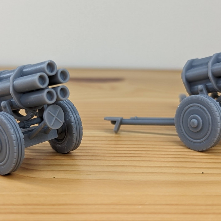 3D Printable Rocket launcher 21cm Nebelwerfer (Germany, WW2) by Wargame3d