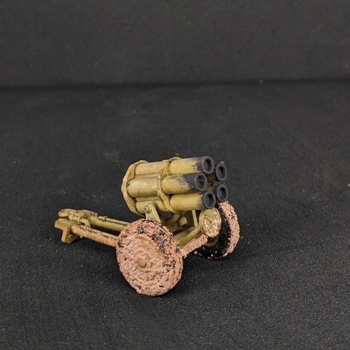 3D Printable Rocket launcher 21cm Nebelwerfer (Germany, WW2) by Wargame3d