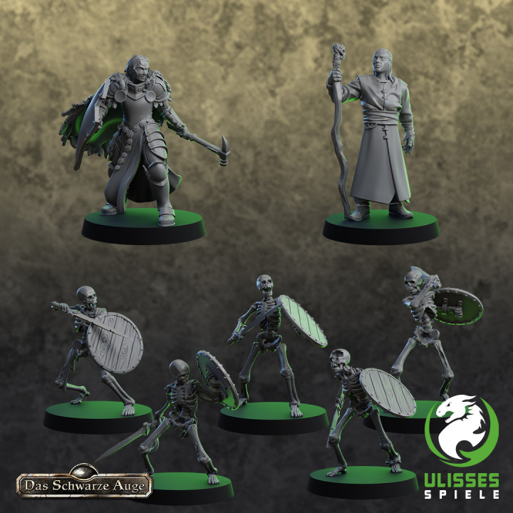 3D Printable The Dark Eye - Encounter - The desecrated graveyard / DSA ...