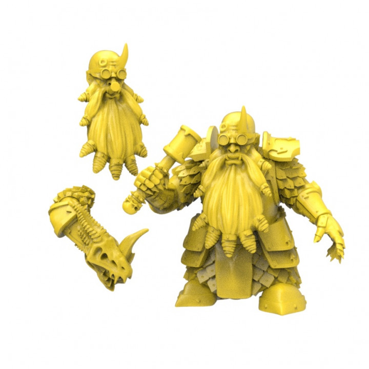 3D Printable Star Player Dwarf Bomber by Hungry Troll Miniatures