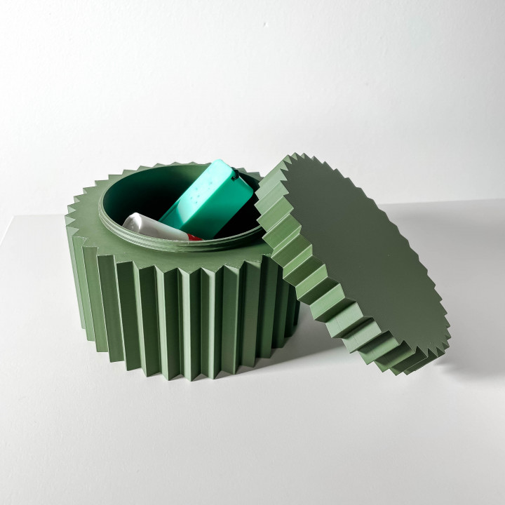 3D Printable The Aris Storage Container | Desk Organizer and Misc ...