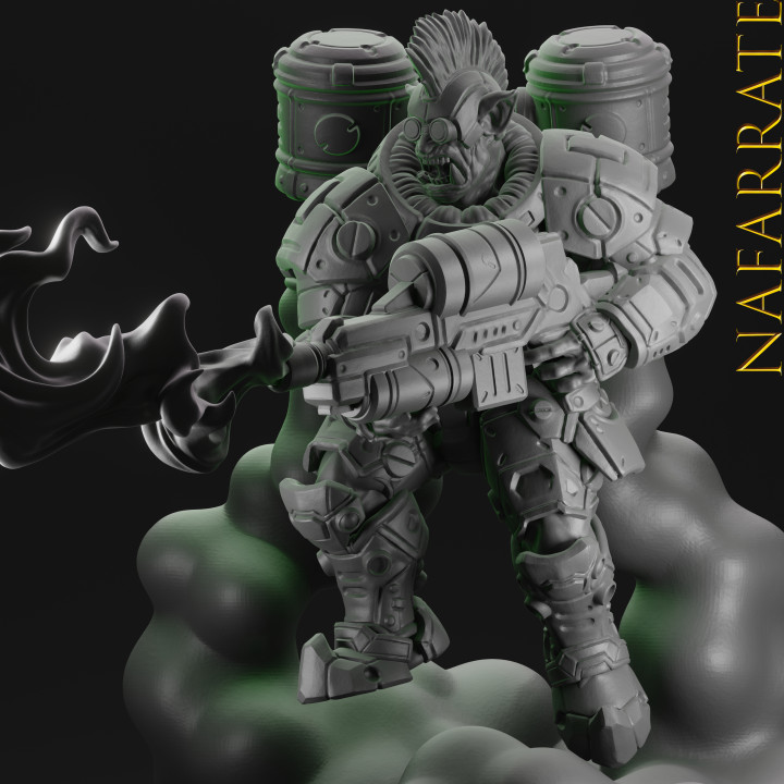 3D Printable Space Orcs by Nafarrate Designs