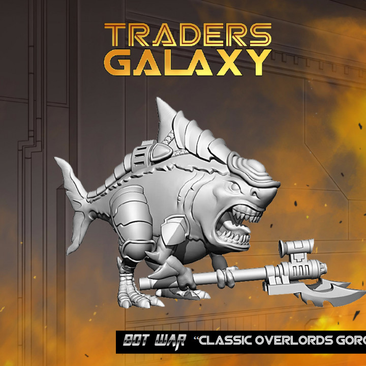 3D Printable Kaiju Overlord - Shark Warrior Gorgo by Traders Galaxy ...