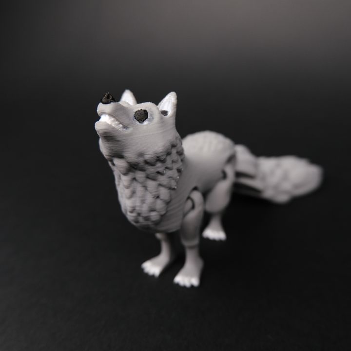 3D Printable Bro Wolf - Print-in-Place by ThePrintingBros