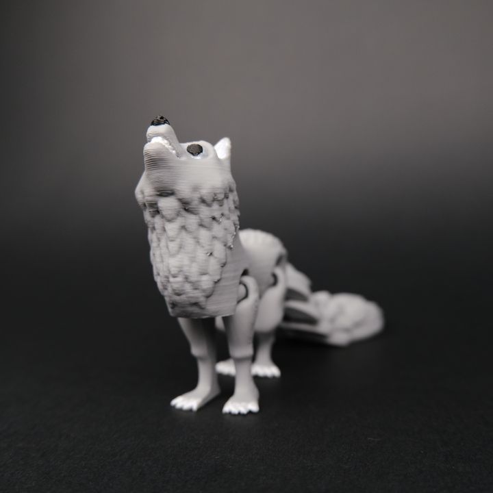 3D Printable Bro Wolf - Print-in-Place by ThePrintingBros