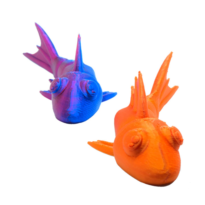 3D Printable Little Fish - Print-in-Place | Algae Eater by ThePrintingBros