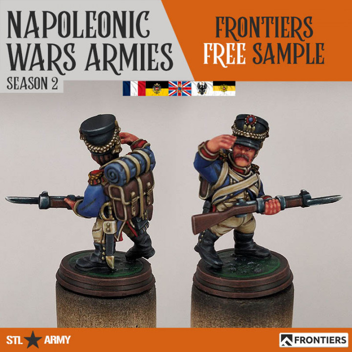 3D Printable Napoleonic Wars Armies - Season 2 - French Free Sample by ...