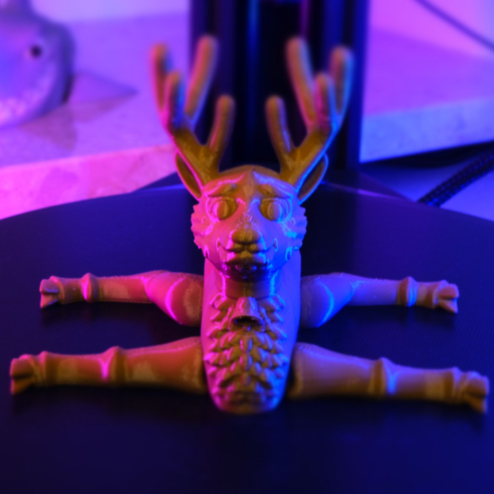 3D Printable Bro Deer - Print-in-Place by ThePrintingBros
