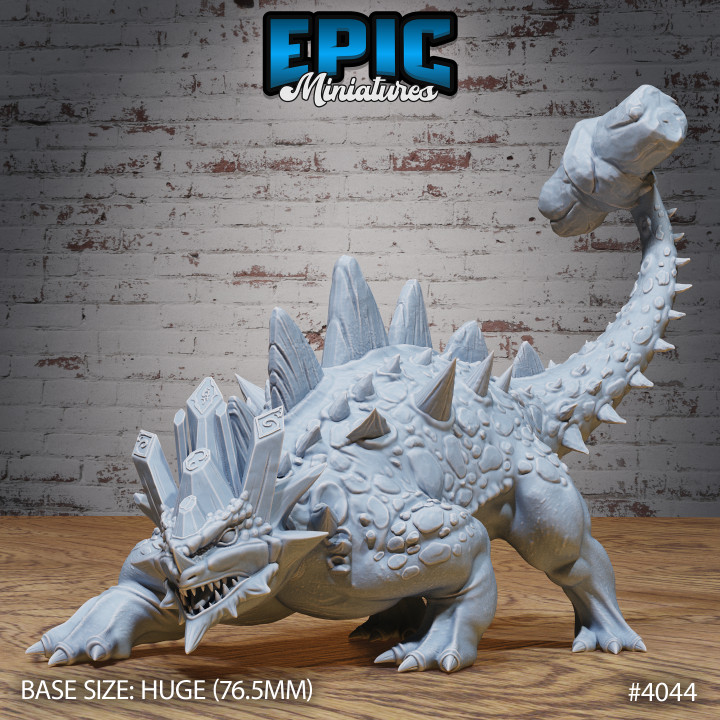 3D Printable Hammertail Dinosaur Set / Armored Dino / Spiked Beast ...