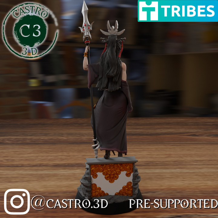 3D Printable Izanami - The Japanese Goddess of Creation by Castro3D