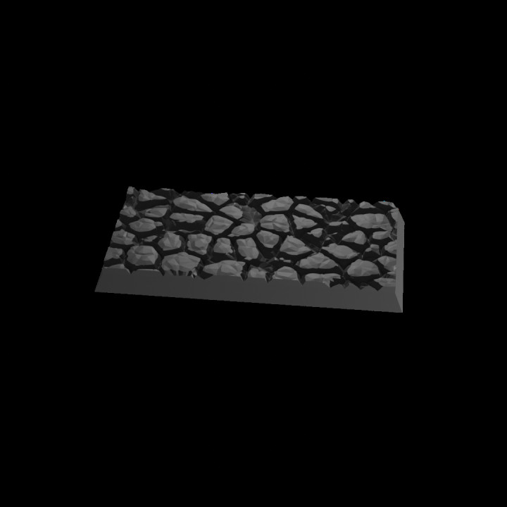 3D Printable Cobblestone Square Base Full Collection by MiniWarGaming