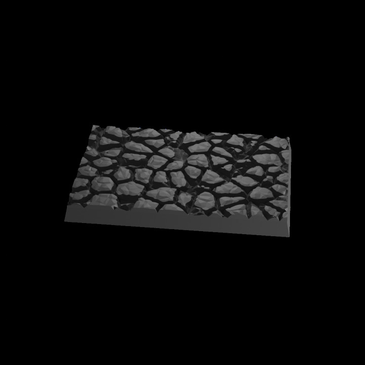 3D Printable Cobblestone Square Base Full Collection by MiniWarGaming