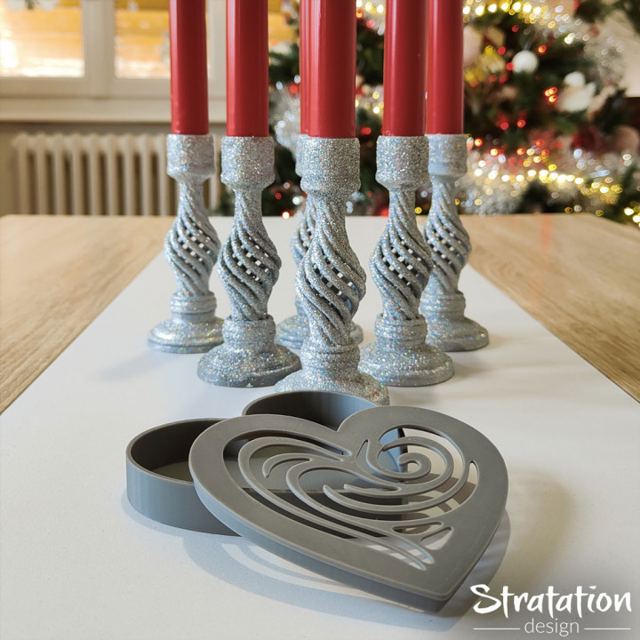 3D Printable Valentine Celebration Decoration Bundle by Stratation Design