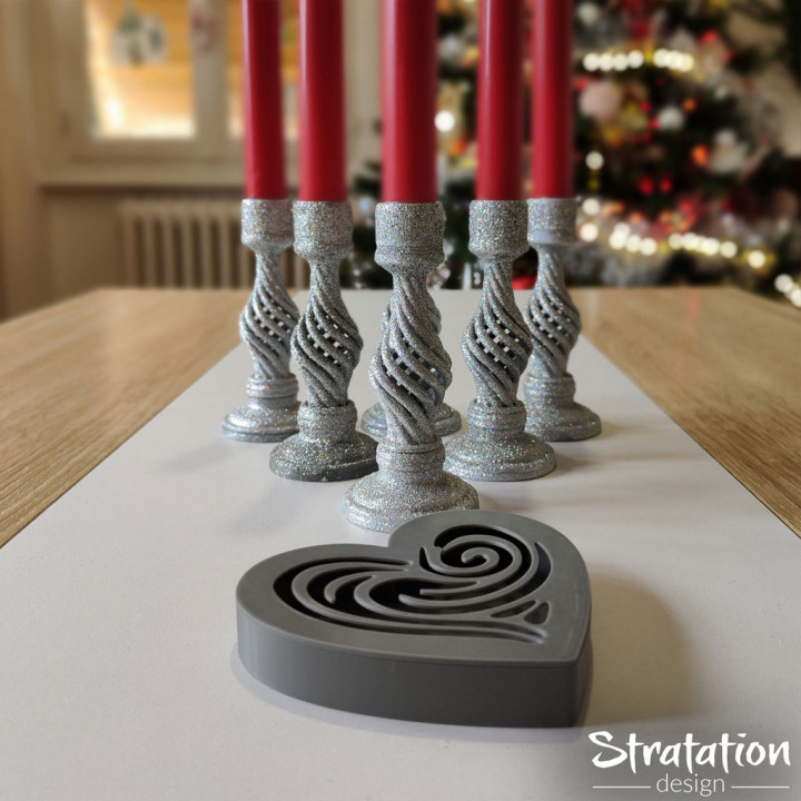 3D Printable Valentine Celebration Decoration Bundle by Stratation Design