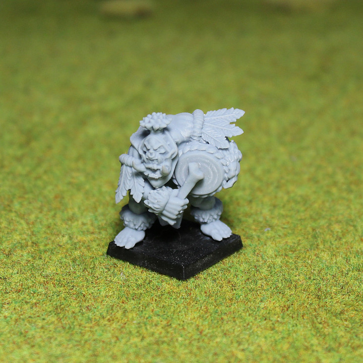 3D Printable CG Wild orc by MOMminiatures