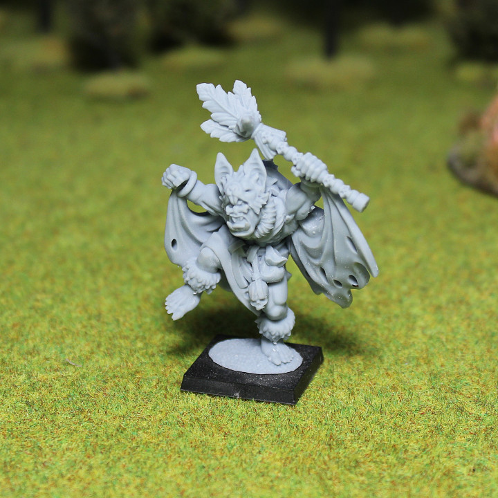 3D Printable Wild Orc Shaman 2 by MOMminiatures