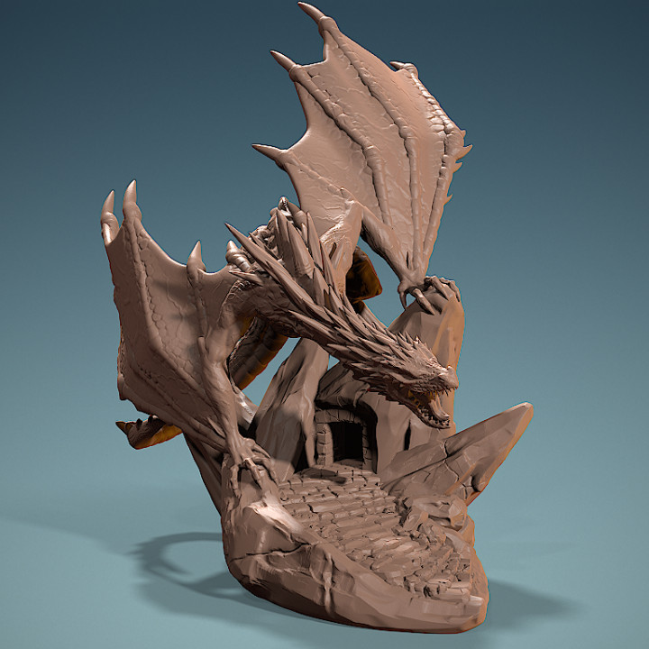 3D Printable Azure Dragon by MiniShev