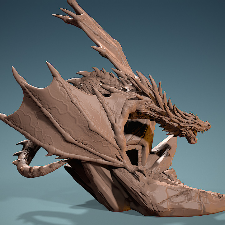 3D Printable Azure Dragon by MiniShev