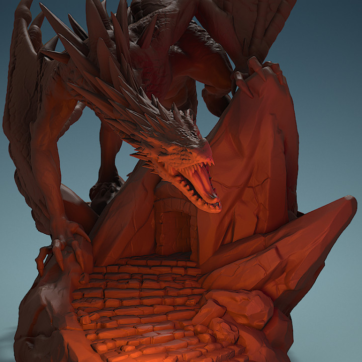 3D Printable Azure Dragon by MiniShev