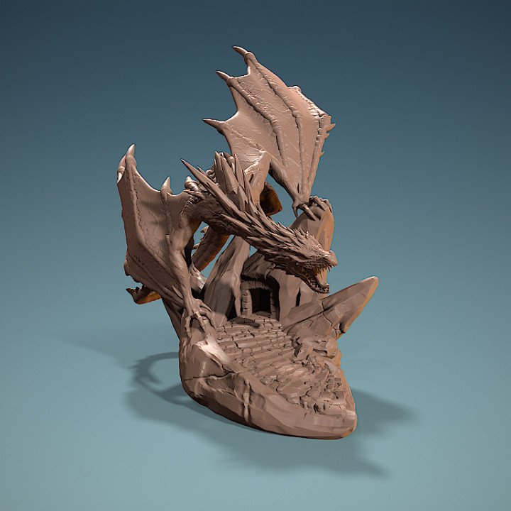 3D Printable Azure Dragon by MiniShev