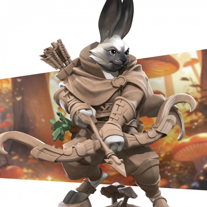 3D Printable March 2024 Release - Harengon by Bite the Bullet