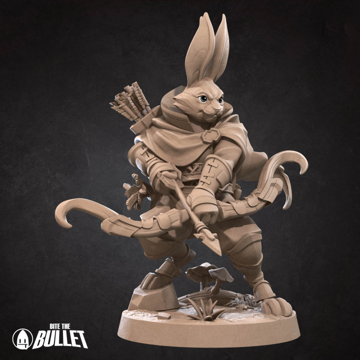 3D Printable March 2024 Release - Harengon by Bite the Bullet