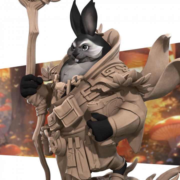 3D Printable March 2024 Release - Harengon by Bite the Bullet