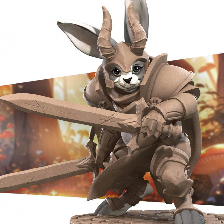 3D Printable March 2024 Release - Harengon by Bite the Bullet