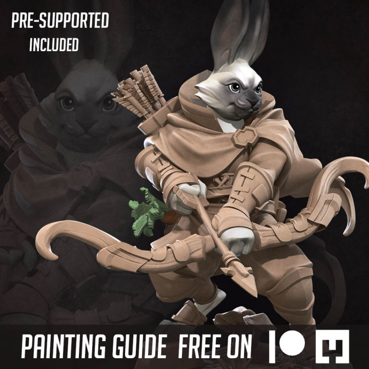 3D Printable Harengon Ranger by Bite the Bullet