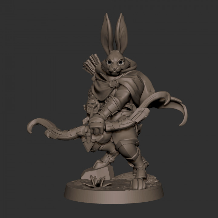 3D Printable Harengon Ranger by Bite the Bullet