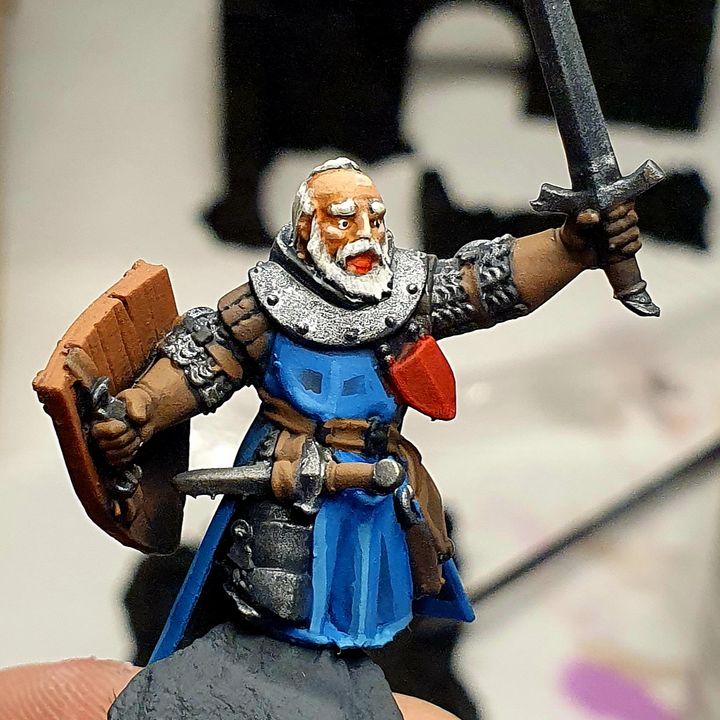 3D Print of Fantasy Fillers - Hero Questing Knight on Foot - Highlands ...